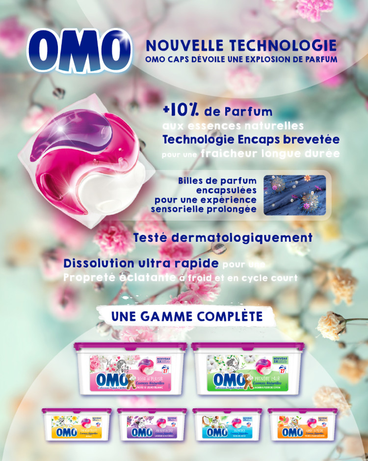 Découvrez l'univers parfumé des lessives OMO | Omo