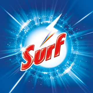 Surf washing powder is known for its super whitening power. | Surf