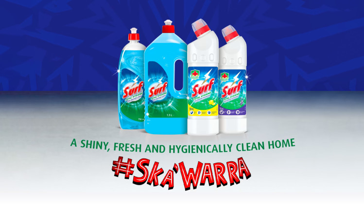 Surf washing powder is known for its super whitening power. | Surf