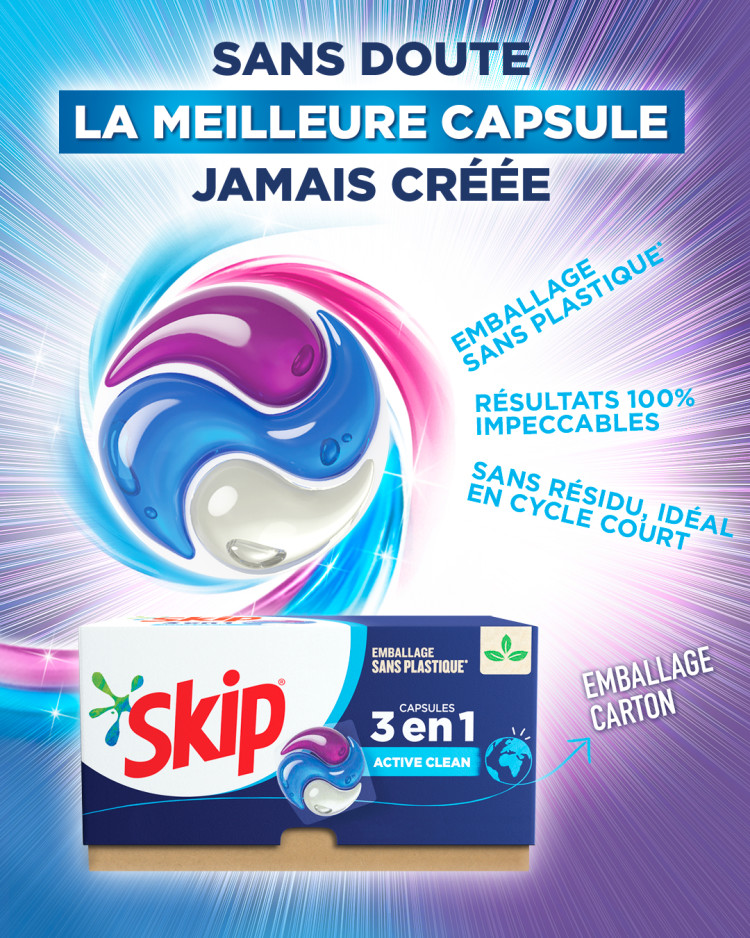 Skip | Lessives liquides et capsules | Bienvenue | Skip